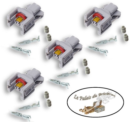 Lot de 4 connecteurs- injecteur diesel- compatible injecteurs Delphi ...