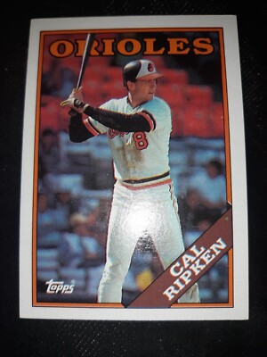 1988 Topps #650 Cal Ripken Jr. Baltimore Orioles Baseball Card ...