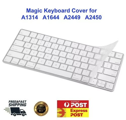 iMac Magic Keyboard Transparent Dustproof/Washable/Reusable Silicone ...