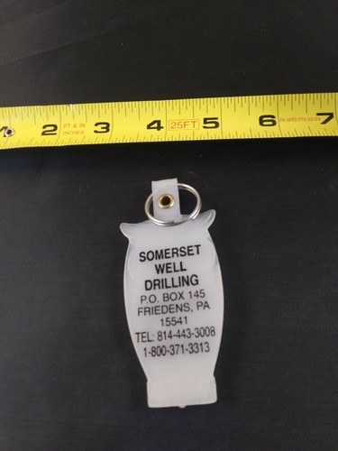 Vintage Somerset Well Drilling Keychain Key Ring Chain Fob Hangtag *115 ...