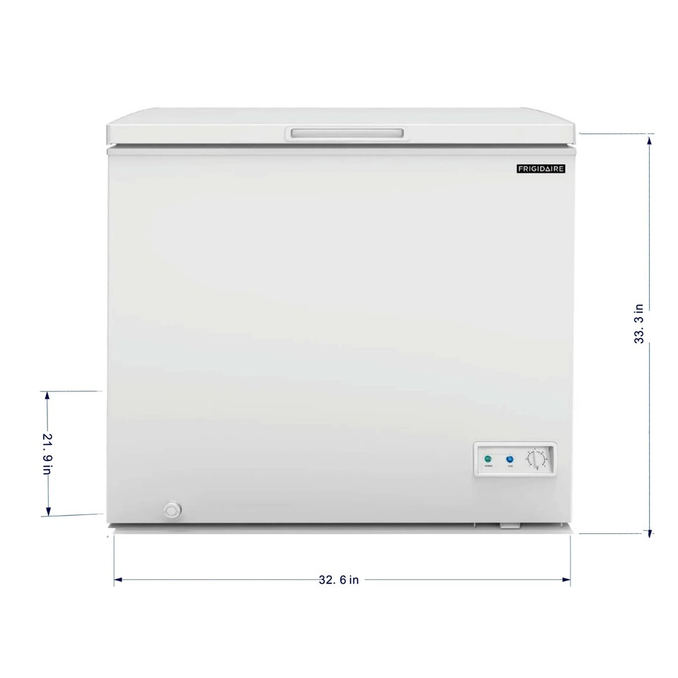 Frigidaire 7.0 Cu. ft. Chest Freezer, EFRF7003, White | eBay