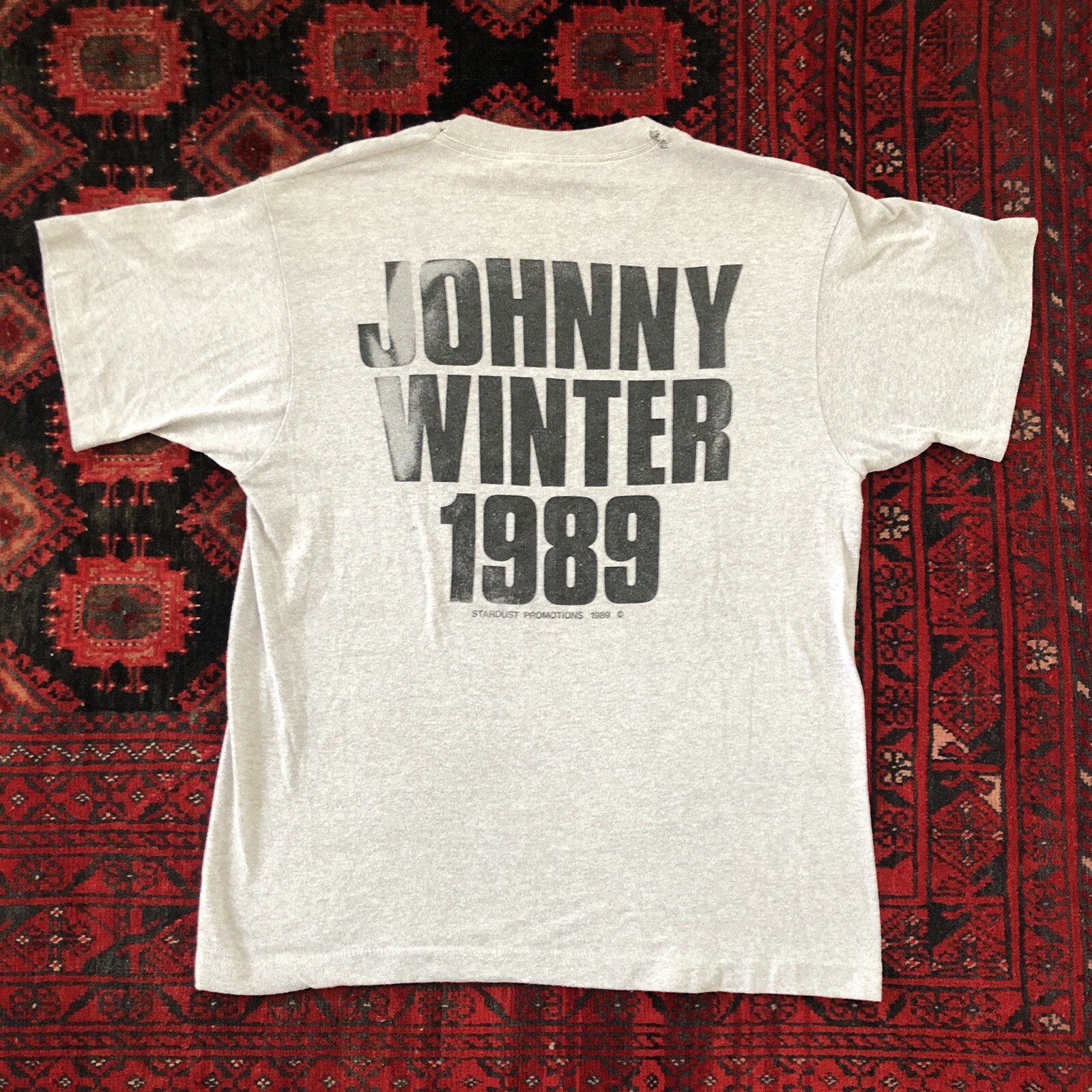 Vintage 1989 Johnny Winter Tour Shirt Size Large - Gem