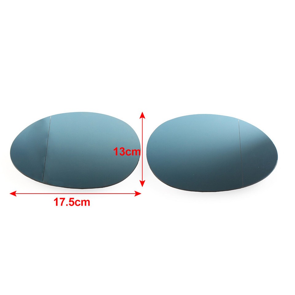 Rear View Heated Mirror Glass Blue For Mini F54 F55 F56 F57 F60 ...