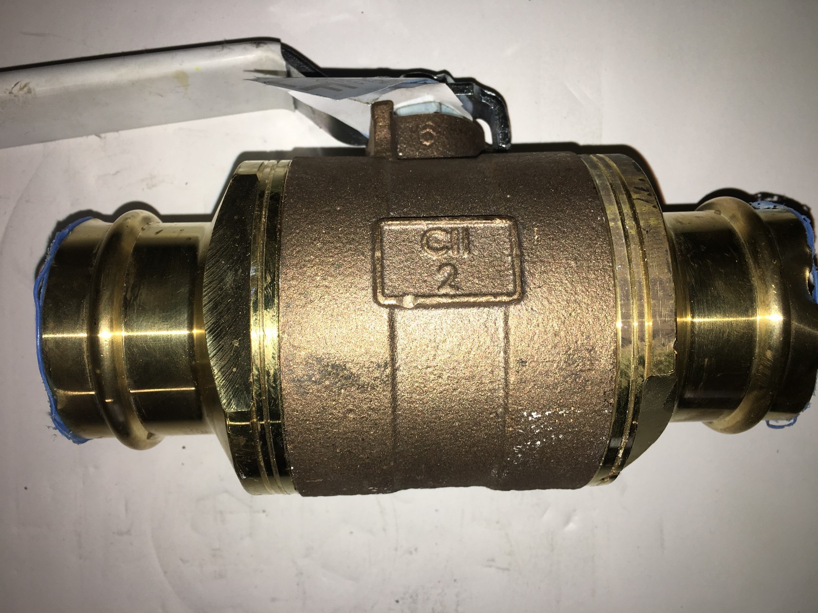 Apollo 77WLF-148-01 Inline Full Port Bronze Ball Valve 2" 250PSI MAWP ...