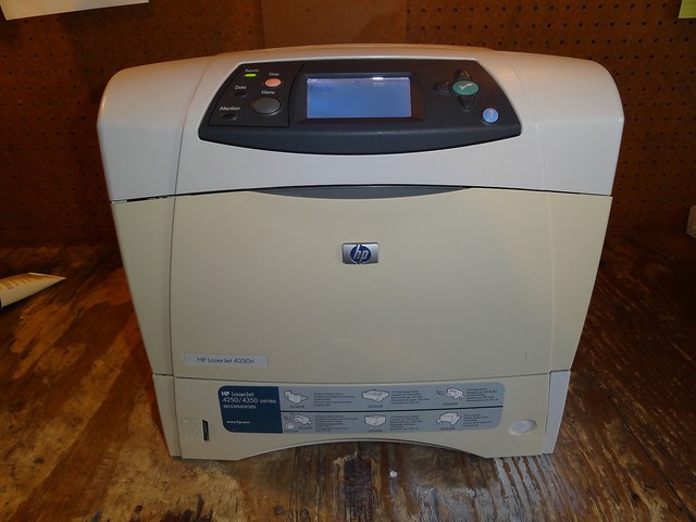 HP laserjet 4350n 4350 Laser Printer *REFURBISHED* warranty COOUNT ...