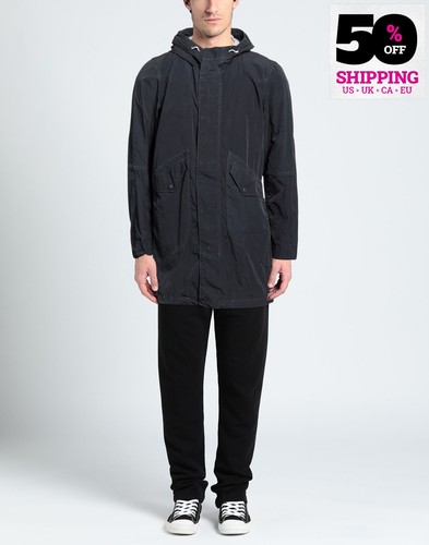 RRP €308 SPIEWAK Eskimo Parka Jacket Size L Blue Garment Dye Taped ...