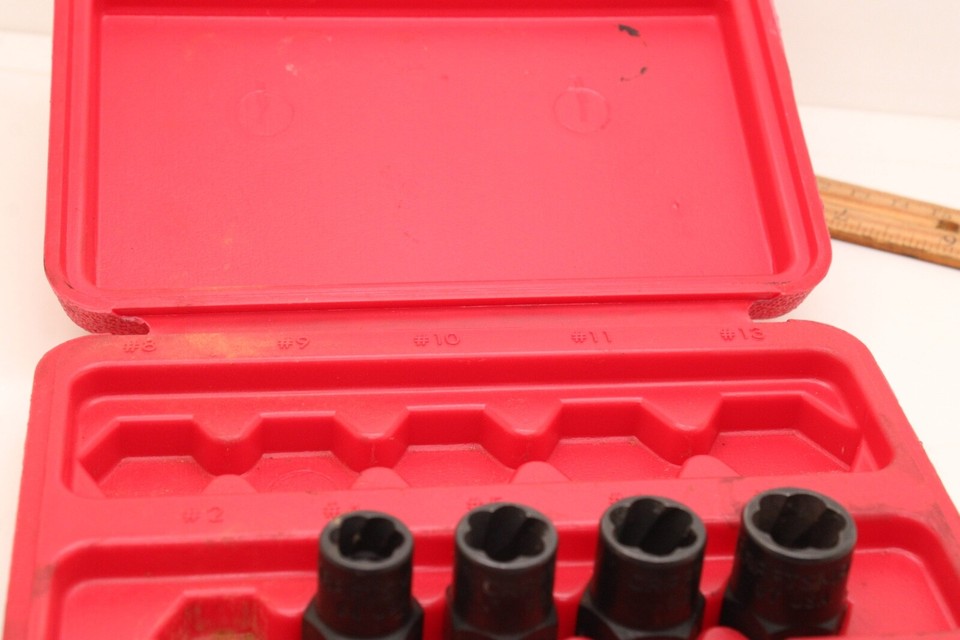 Craftsman 4 Piece #3 #5 #7 Bolt Nut Remover Nut Extractor Sockets With ...