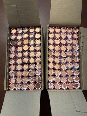 2025-D Lincoln Pennies 2 Full Boxes UNC OBW 100 rolls please read ...