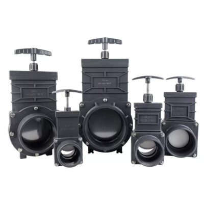 Slide Gate Valve DN32 DN100 40/50/75/110MM for Outlet Koi Carp Fish ...