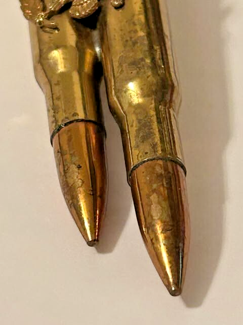 WWII Sweetheart Pin made from Rifle Bullets with Army Insignia | eBay