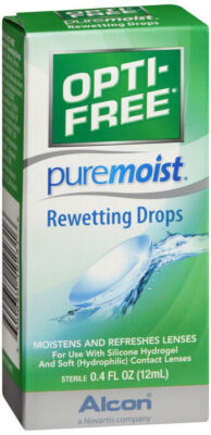 Opti-free Pure Moist Rewetting Drops 12ml | eBay