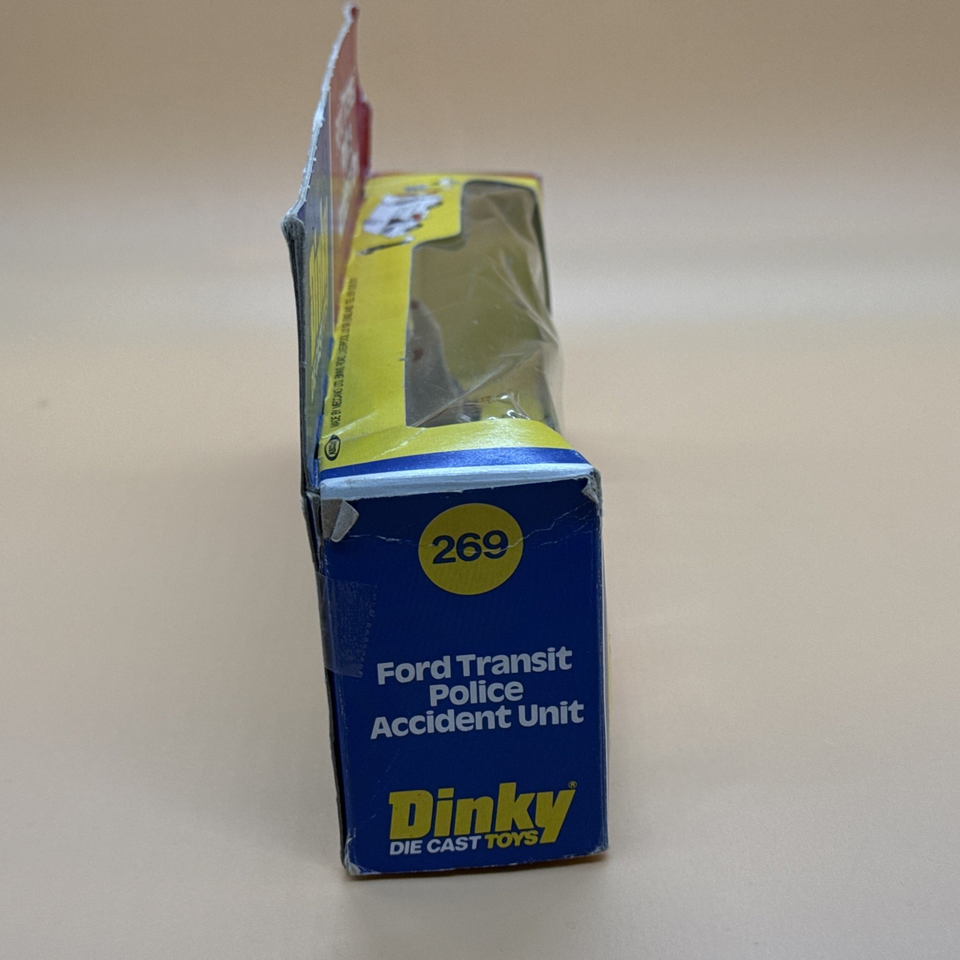 Dinky 269 Original Ford Transit Police Accident Unit With Original Box ...