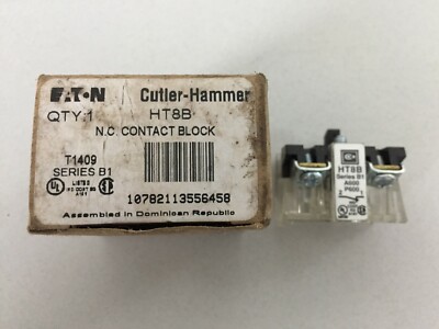 EATON HT8B CONTACT BLOCK.. LOT OF 3 | eBay