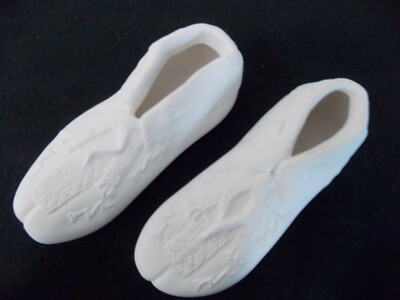 BISQUE CERAMIC MOCCASIN SHOES,PAINTING DIY | eBay