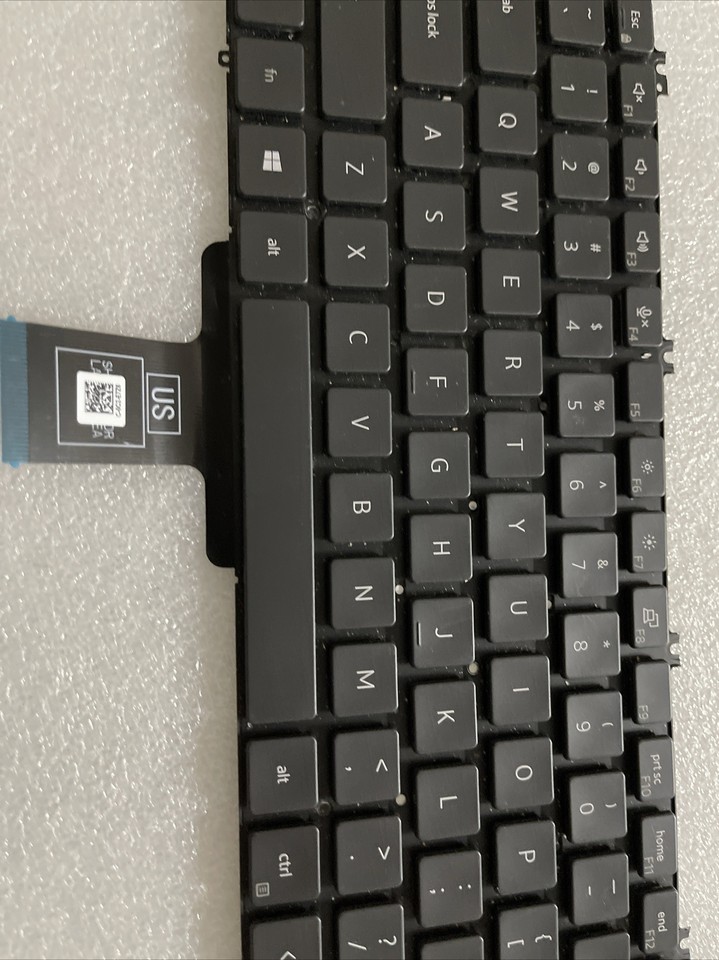 DELL Precision 7550 7560 7750 7760 Laptop No Backlit US Keyboard 01WYH2 ...