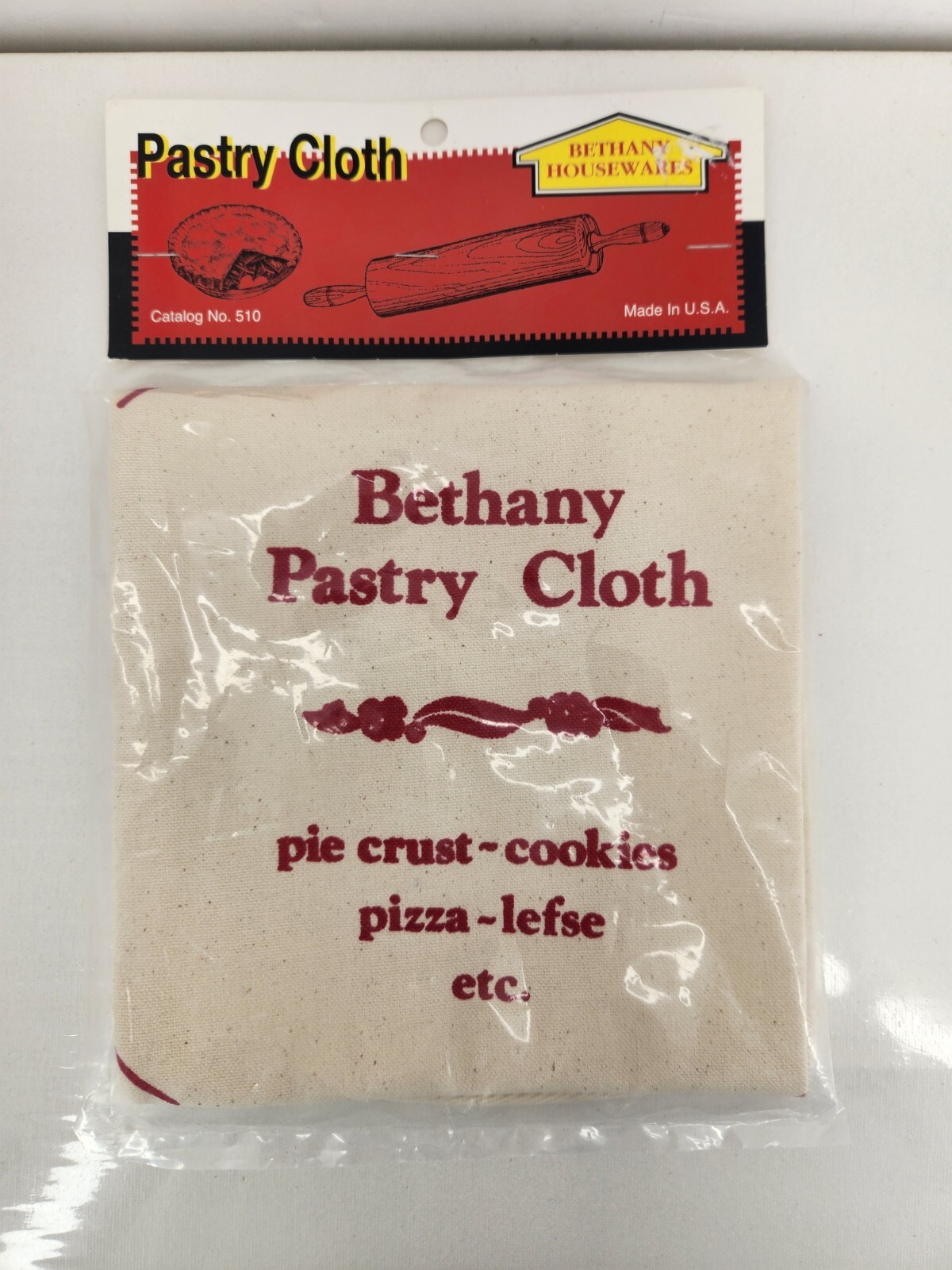 Bethany Pastry Cloth 19 " Heavy Cotton Duck Twill Lefse Cookies Pie ...