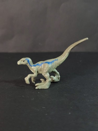 JURASSIC WORLD VELOCIRAPTOR BLUE FIGURE RAPTOR COPTER 1in Miniature | eBay