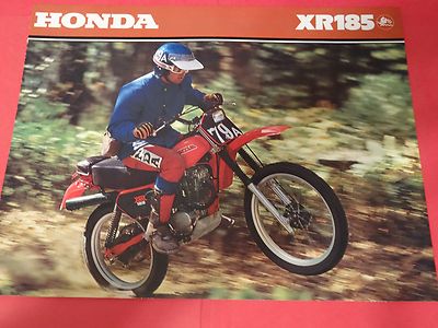 1979 Honda XR185 Motorcycle Sales Brochure - Literature | eBay