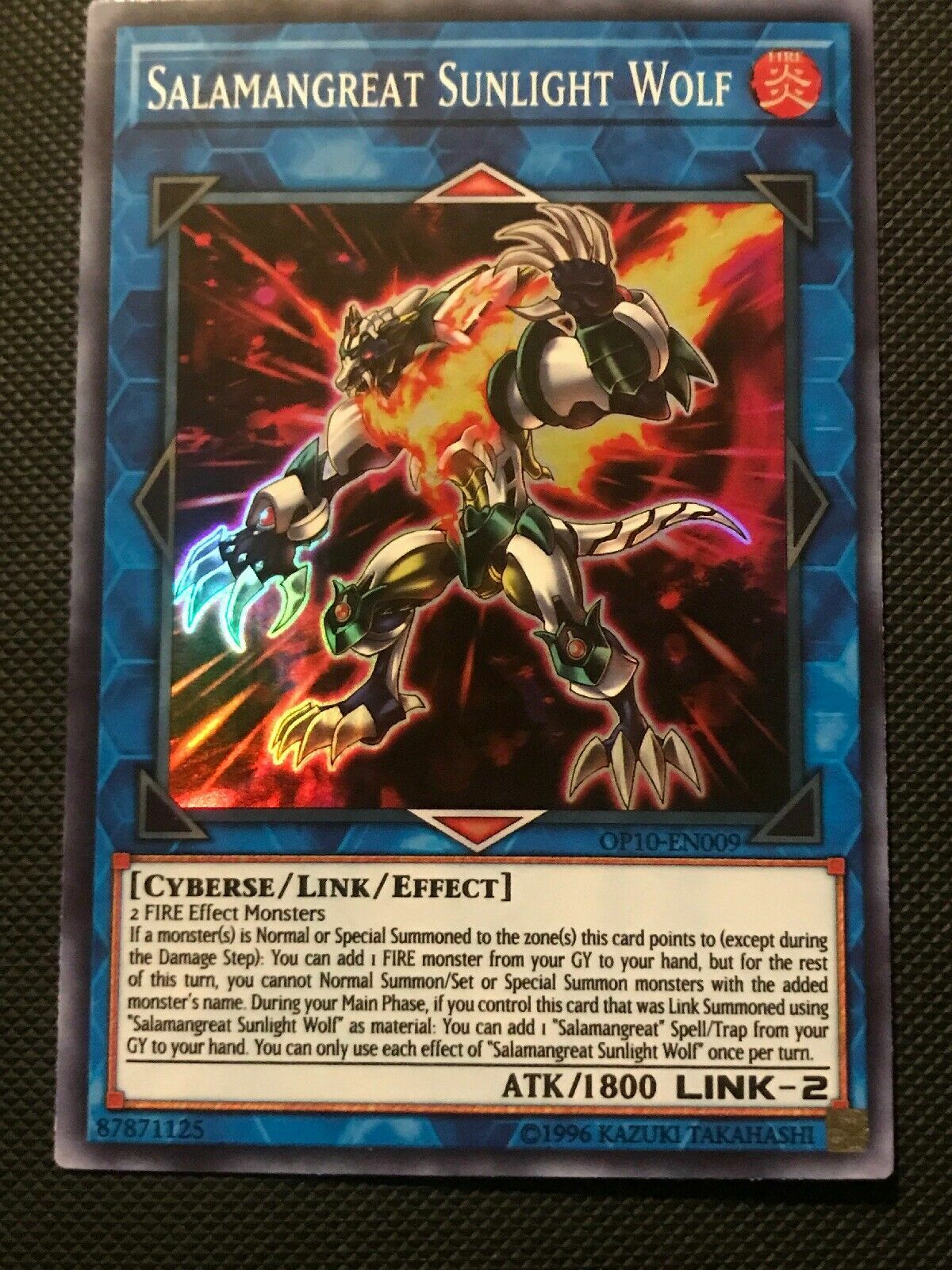 SALAMANGREAT SUNLIGHT WOLF *** SUPER RARE OP10-EN009 MINT/NM | eBay