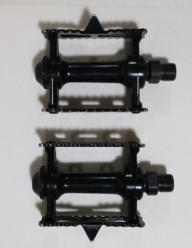 MKS Mash Stream Pisto Bike Pedals Double-Sided Grip Small Body Used | eBay
