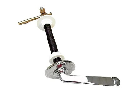 Long Reach Toilet Handle Extended Cistern Lever 9" HQ Chrome Finish ...