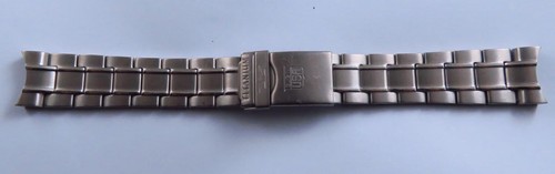GENUINE 20MM USA ELGIN TITANIUM MEN WATCH BANDS FREE SHIPPING | eBay ...