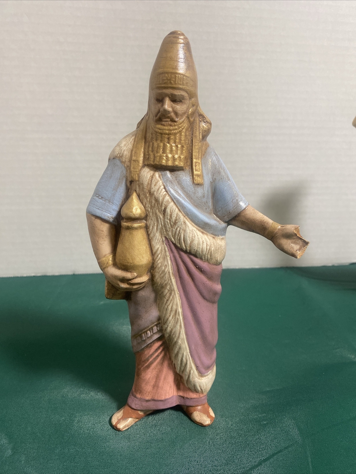 Christmas 🎄 Duncan Mold Nativity Wisemen and Camels VTG Ceramic Glossy ...