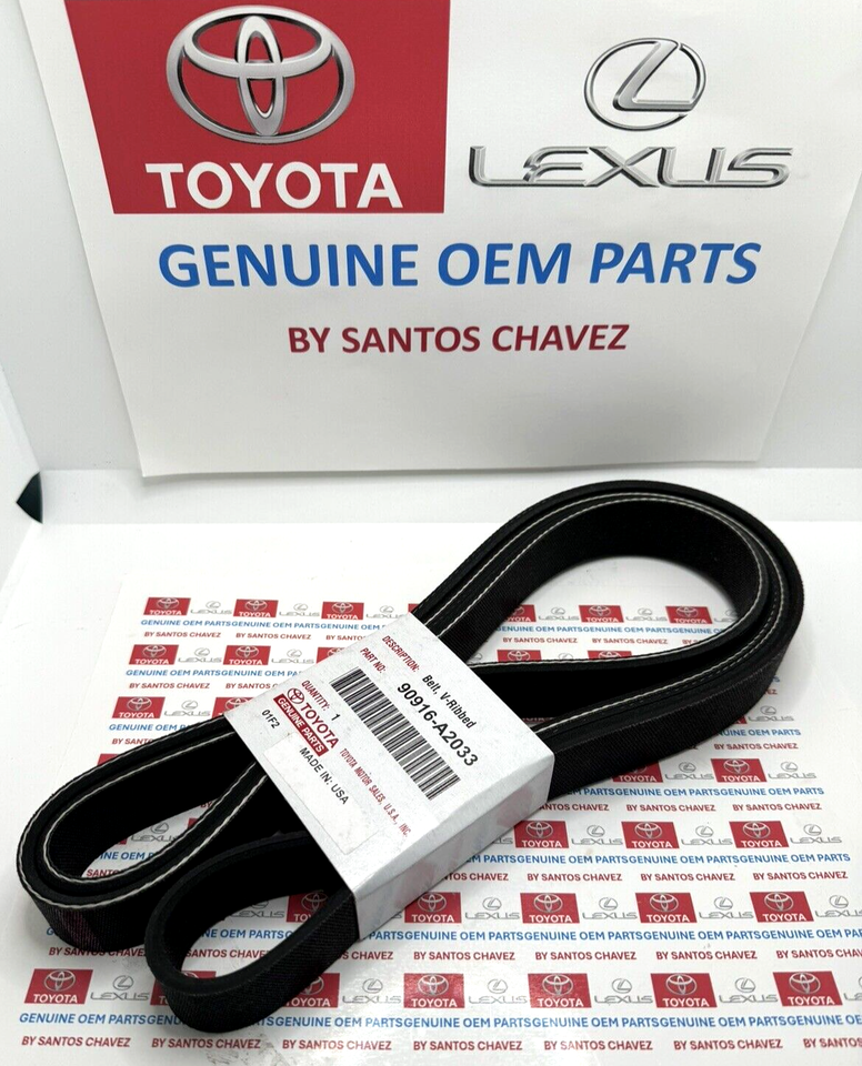 Toyota Serpentine Drive Fan Belt GENUINE OEM PART 90916-A2033 | eBay