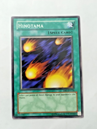 Yu-Gi-Oh! TCG Hinotama Dark Beginnings 1 DB1-EN116 Unlimited Com ...