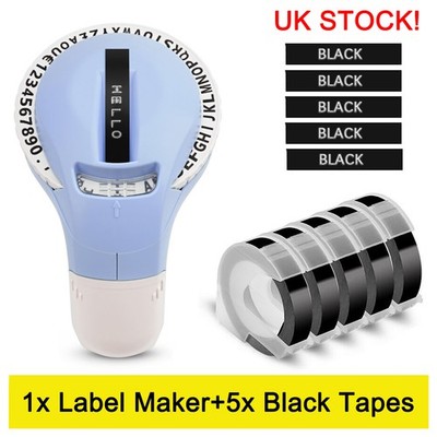 Dymo Omega Embossing Label Maker with Embossing Label Tape 9mm Junior ...