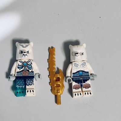 LEGO CHIMA POLAR BEAR MINIFIGURE 2PCS | eBay