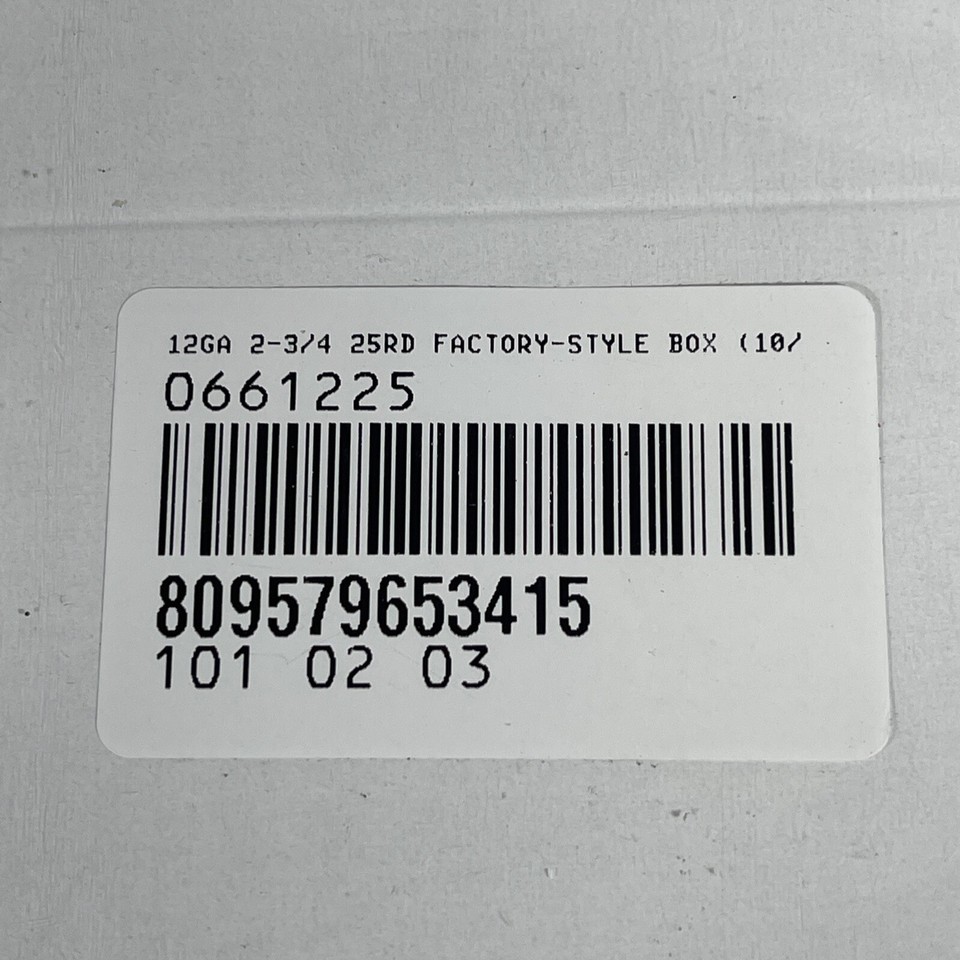 12 Gauge Cardboard Shotshell Boxes 2-3/4 25 Round Capacity For ...