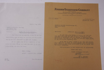 1928 Lamson Goodnow Fischer Scientific Pittsburgh Watermark Ephemera ...