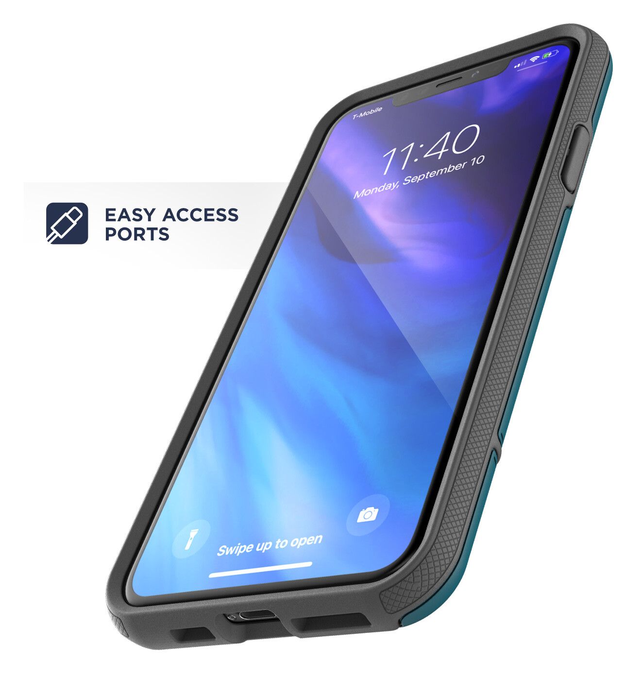 iPhone 11 Protective Case Military Grade Full Body Rugged Armor Cover ...