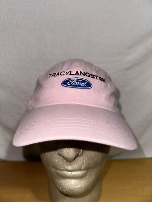Vintage Tracy Langston Ford Pink Baseball Cap Trucker Hat Lid | eBay
