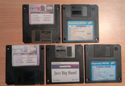 Midi Song Files Floppy Disks Collection | eBay