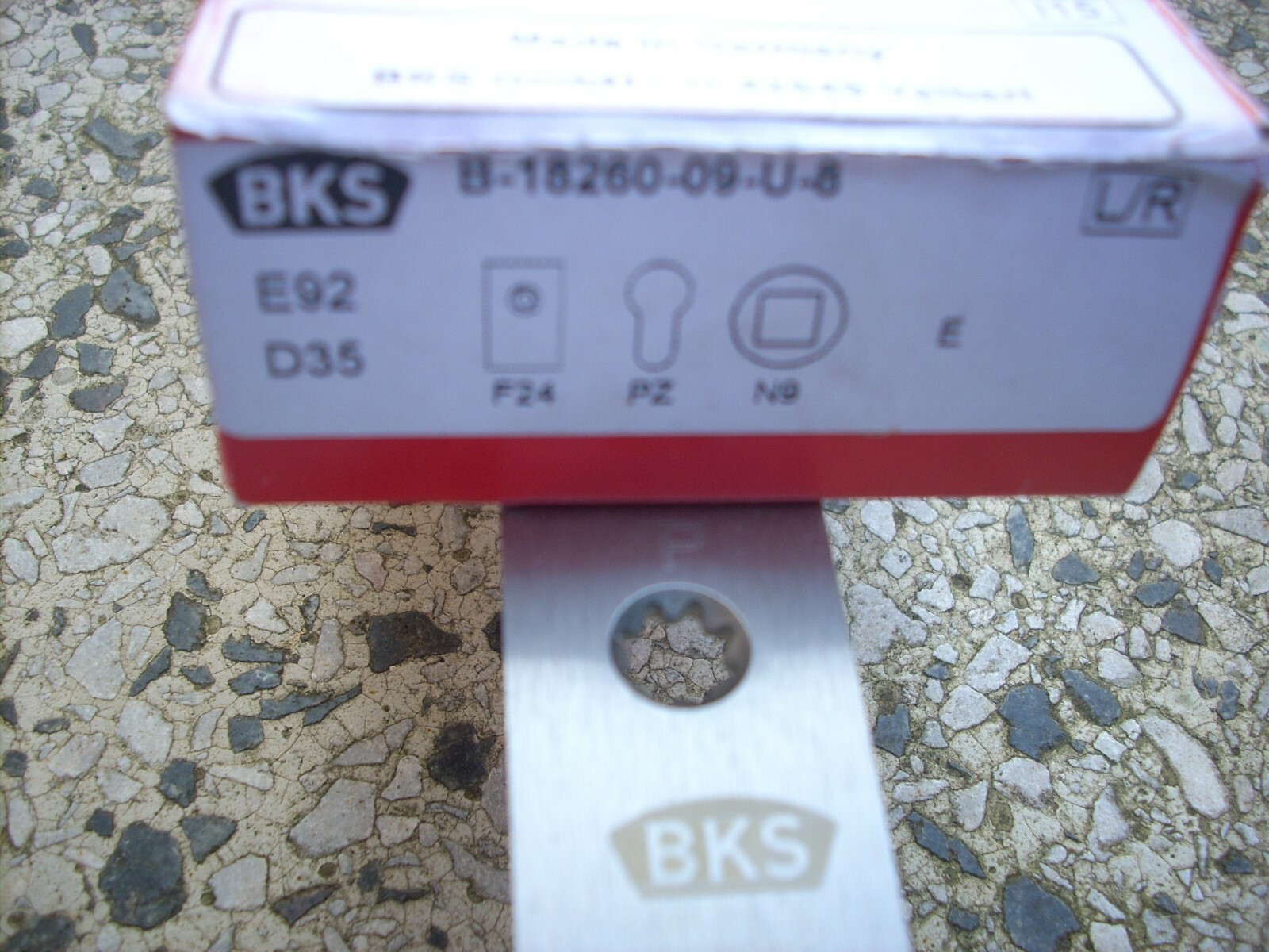 BKS Panik-E-Rohrrahmenschloss B-1826 35 Dorn mit Fallenfeststellung B ...