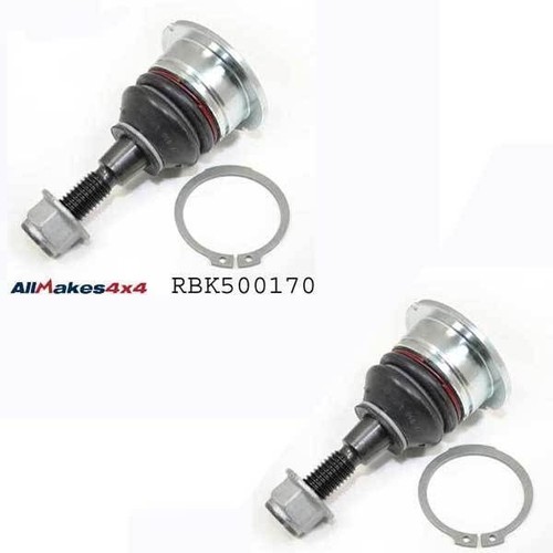 LAND ROVER FRONT UPPER BALL JOINT SET x2 RANGE SPORT LR3 LR4 RBK500170 ...