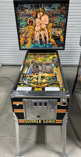 Jungle Lord Pinball Machine Williams 1981 LEDS Free Ship Orange County ...