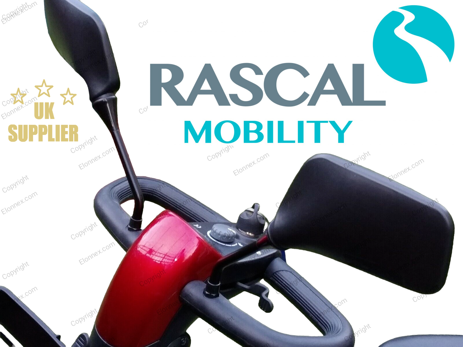 RASCAL MOBILITY SCOOTER MIRRORS RASCAL PAIR CAN FIT ALL RASCAL MODELS ...