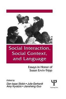 Social interaction, Social Context, and Language: Essays in Honor of ...
