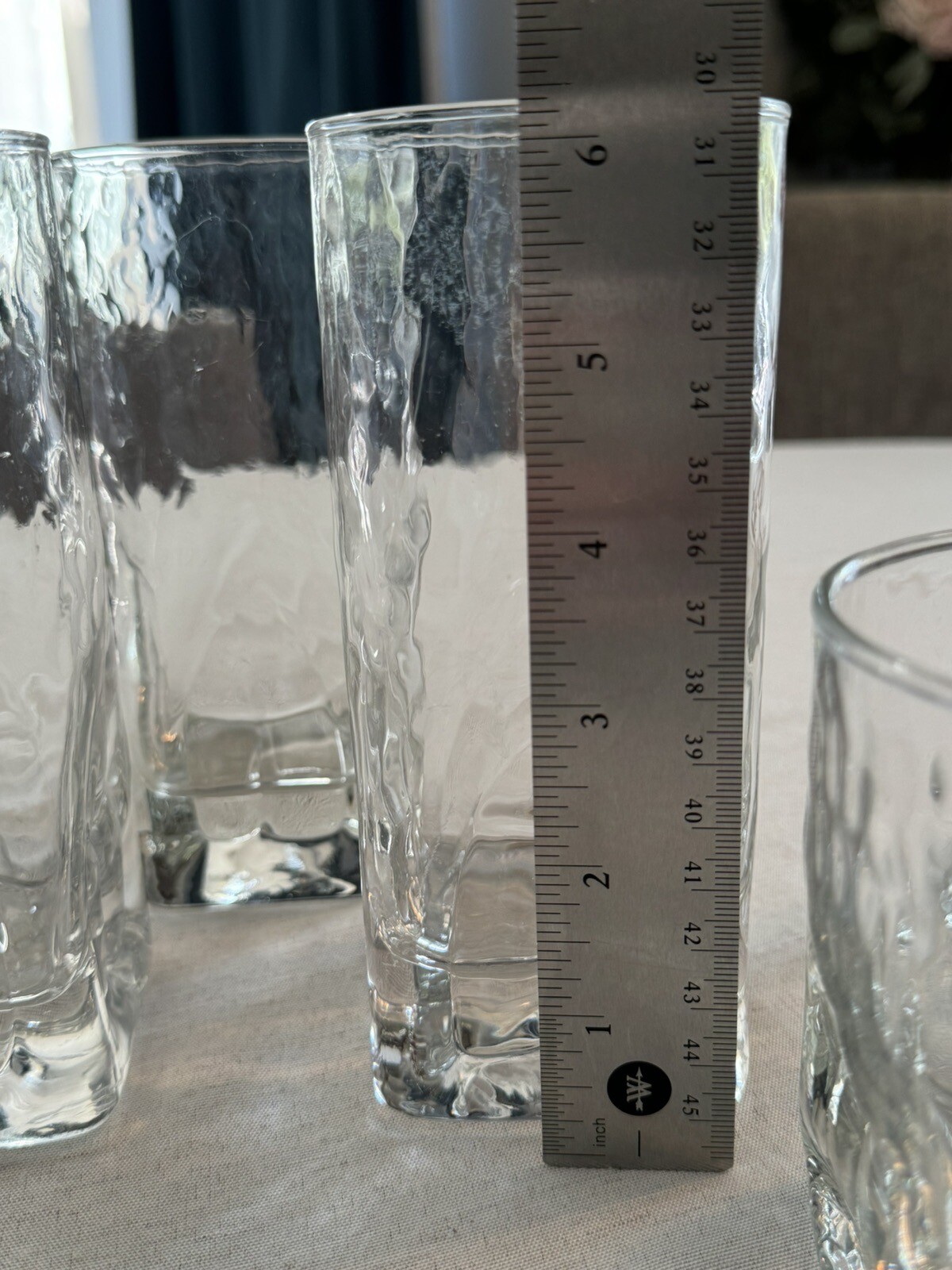 5 Durobor Quartz Double Old Fashioned & Highball Glasses BELGIUM USED ...