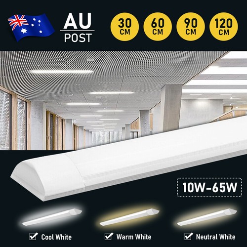 30CM 60CM 90CM 120CM LED Slim Ceiling Batten Tube Light Linear Fluro ...