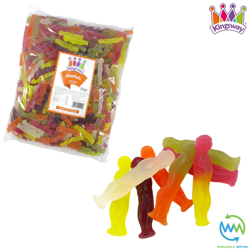 Kingsway GUMMY MEERKATS Sweets CANDY Gummy FRUITY Jelly PARTY PICK N ...