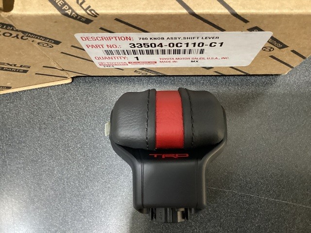 Genuine Toyota 2022 + Tundra & 2024 + Tacoma TRD PRO Shift Knob Sub ...