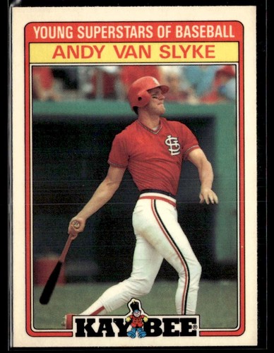 1986 Topps Kay-Bee Young Superstars of Baseball #32 Andy Van Slyke Card ...