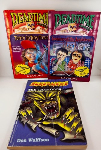 Children's Horror Paperback Books Lot - Deadtime Stories 90's Halloween ...