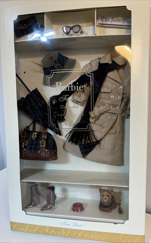 Barbie True Brit Silkstone Fashion Model Accessory Gold Label ...