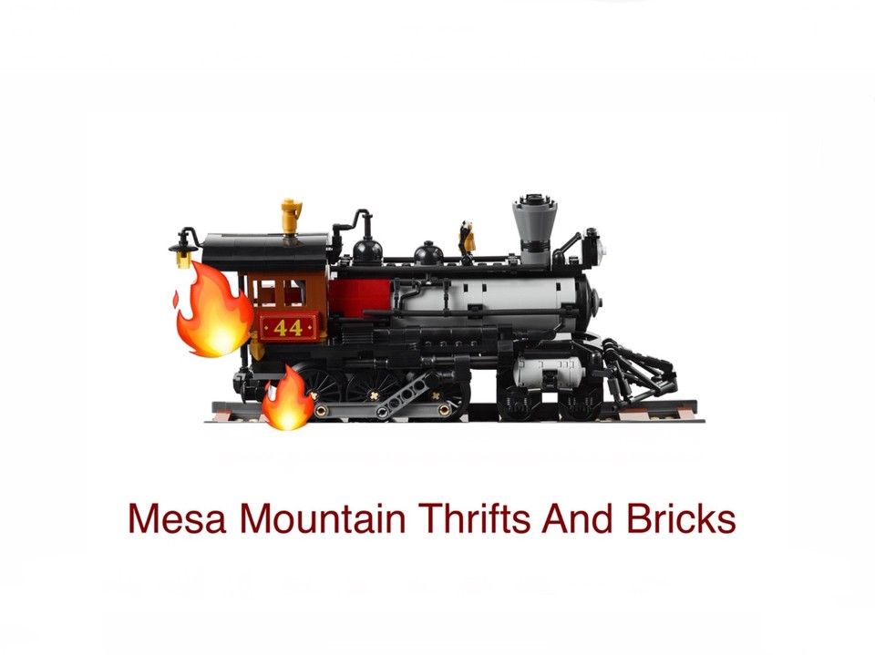 LEGO® Bricklink 910044 Wild West Train Locomotive Steam Train & Coal ...