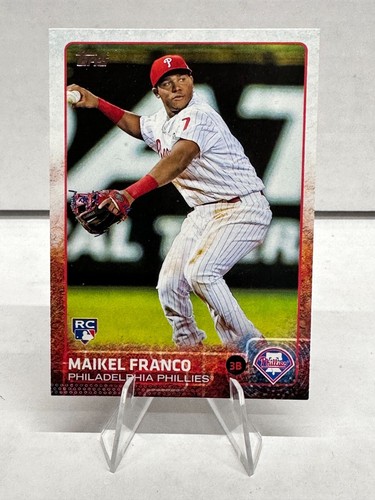 2015 Topps Series 1 Baseball Card #309 Maikel Franco RC Philadelphia ...